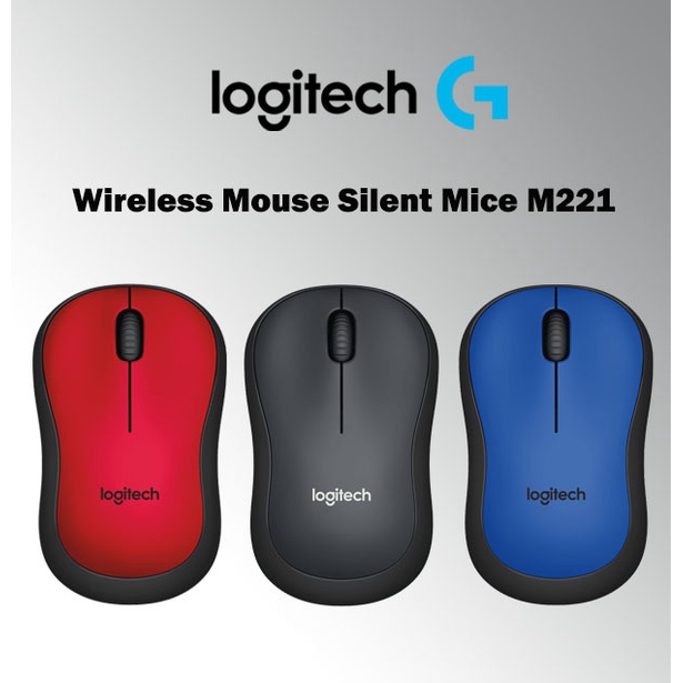 Wireless Mouse M221 Silent Mice เม้าส์ไร้เสียง Logitech | Shopee Thailand