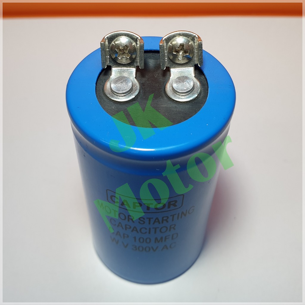 Cap Start 100uF 125uF 150uF 200uF 250uF 300Vac รุ่น Aluminium ยี่ห้อ ...