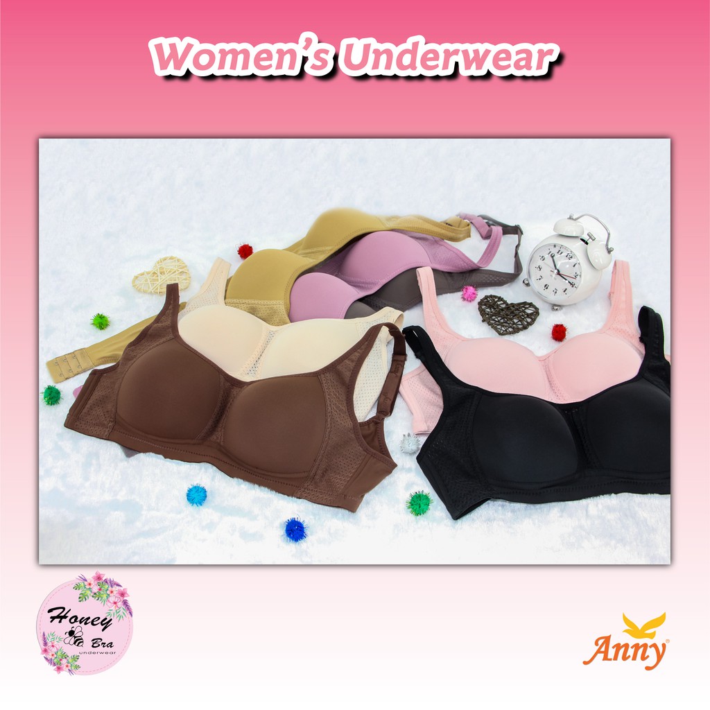 ชุดชั้นใน Anny บรา รุ่น1840_1 คัพB-C เสื้อใน 2ตะขอ บราไร้โครง เต็มทรง แบบFull support ซัพพอร์ต ...