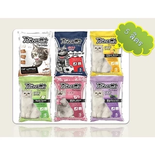 ทรายแมว 5 ลิตร Pettosan เพ็ทโตะซัง กลิ่นซากุระ cat litter sakura 5L ...
