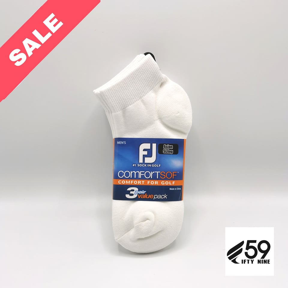 FJ COMFORTSOF SPORTS 3 PAIR PACK // ถุงเท้ากอล์ฟผู้ชาย // ถุงเท้าฟุตจอย ...