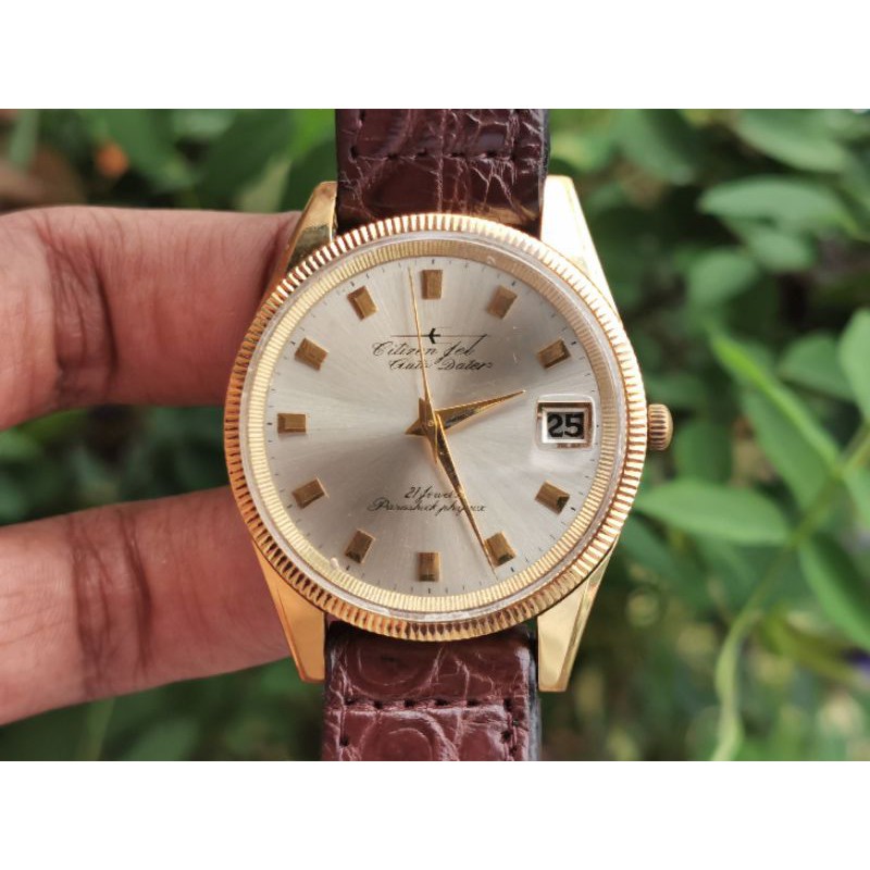 นาฬิกา ข้อมือ วิ นเท จ Citizen Jet AutoDater Automatic 21Jewels เครื่อง ...