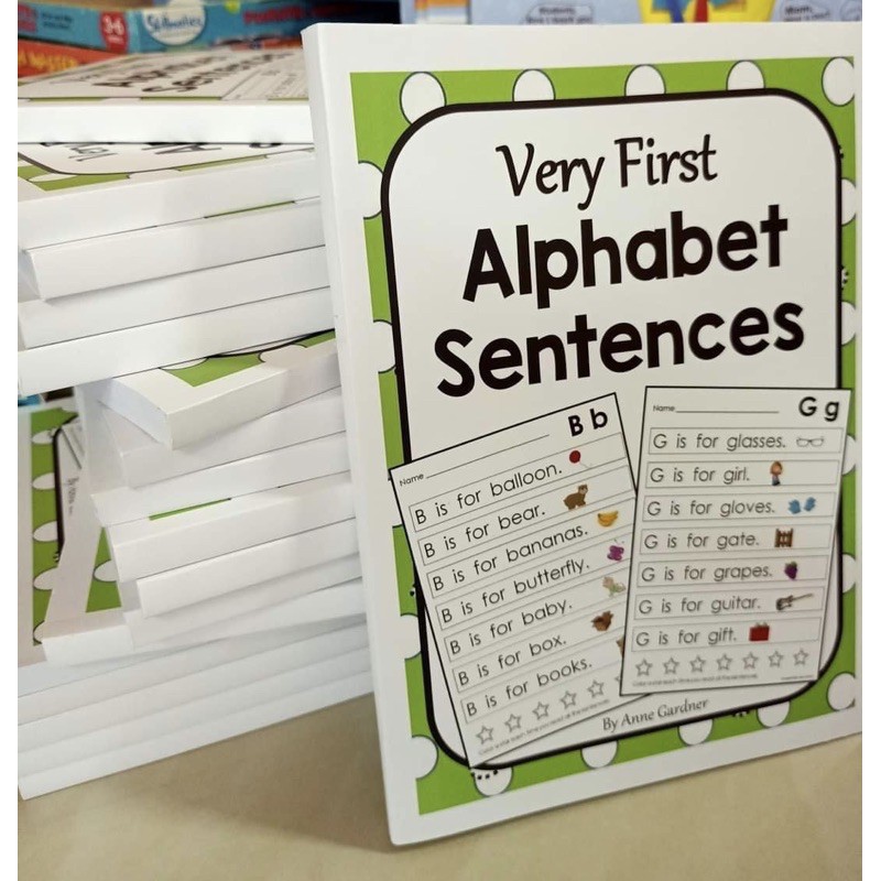 แบบเรียน very first alphabet sentences | Shopee Thailand