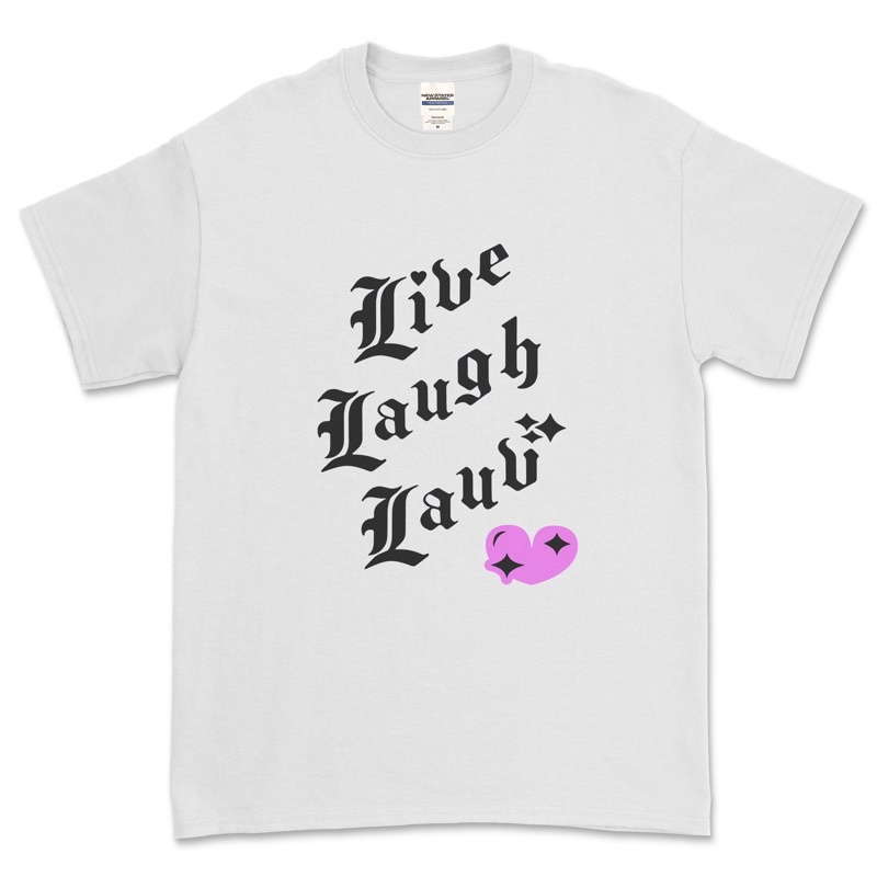 Lauv - LIVE LAUGH LAUV / MUSIC SHIRT | Shopee Thailand