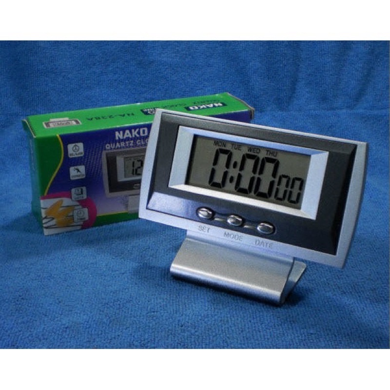 นาฬิกาดิจิตอลตั้งโต๊ะNAKO NA-238 QUARTZ CLOCK #ตั้งปลุกได้#จับเวลาได้ ...