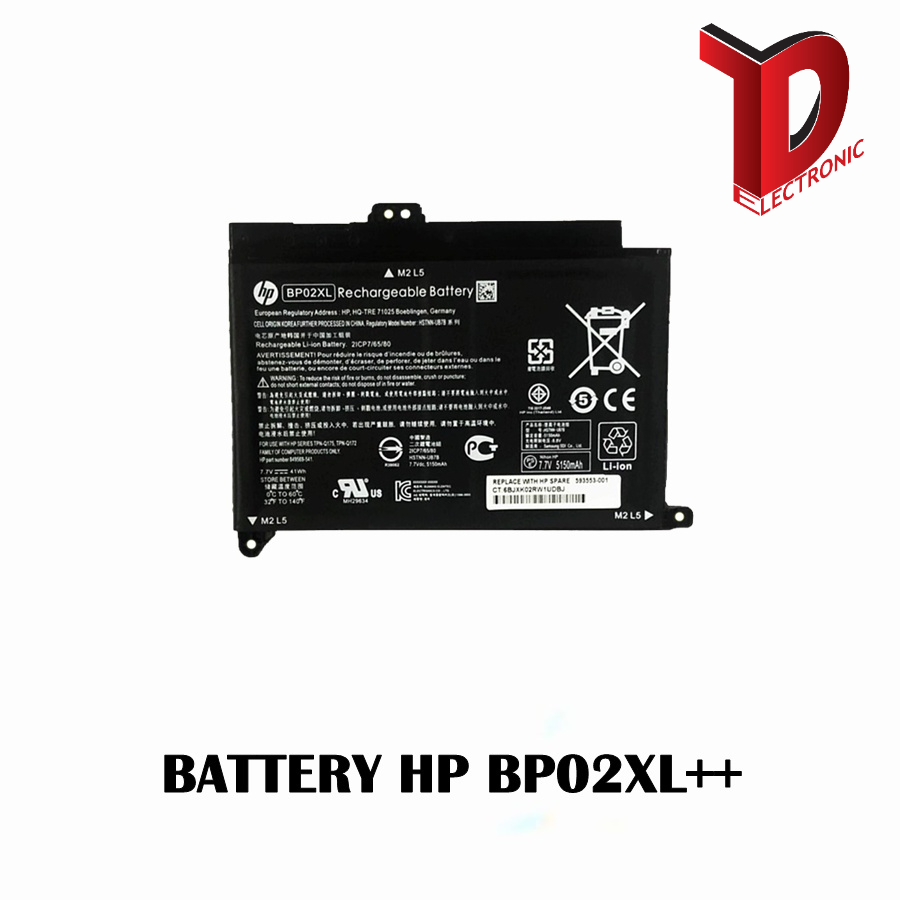 BATTERY HP BP02XL++ ของแท้ HP Pavilion 15-AU / แบตเตอรี่โน๊ตบุ๊คHP แท้ ...