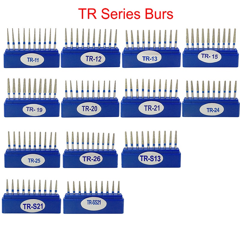 10 ชิ้น/กล่อง Diamond Bur FG Burs TR SERIES Dia 1.6 มม. | Shopee Thailand