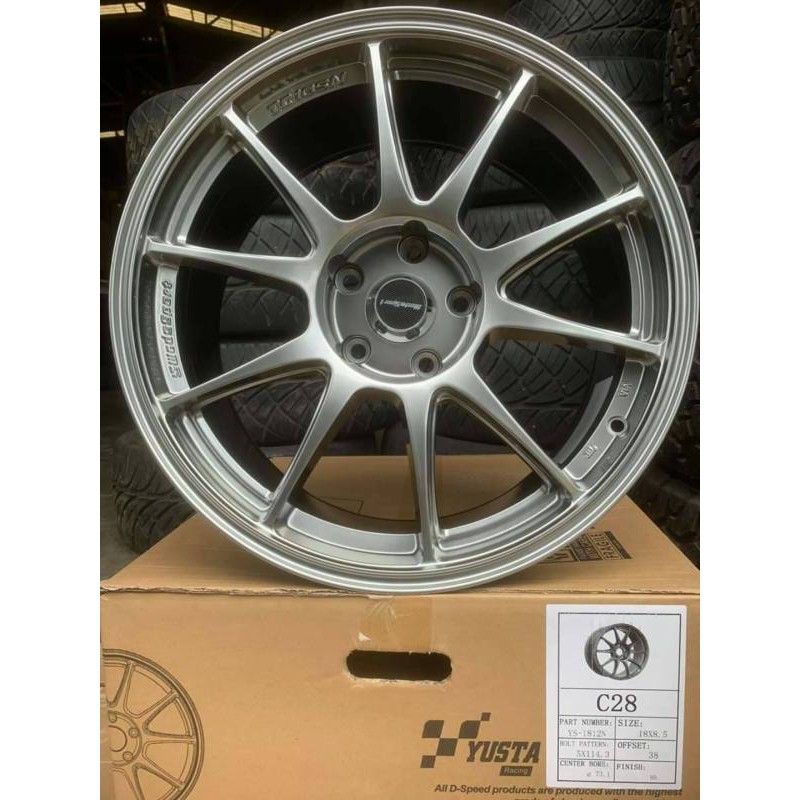 ล้อแม็กใหม่ TC105 งาน YUSTA ขอบ 18 x 8.5 5รู114.3 - สี ไฮเปอร์แบ็ค ...