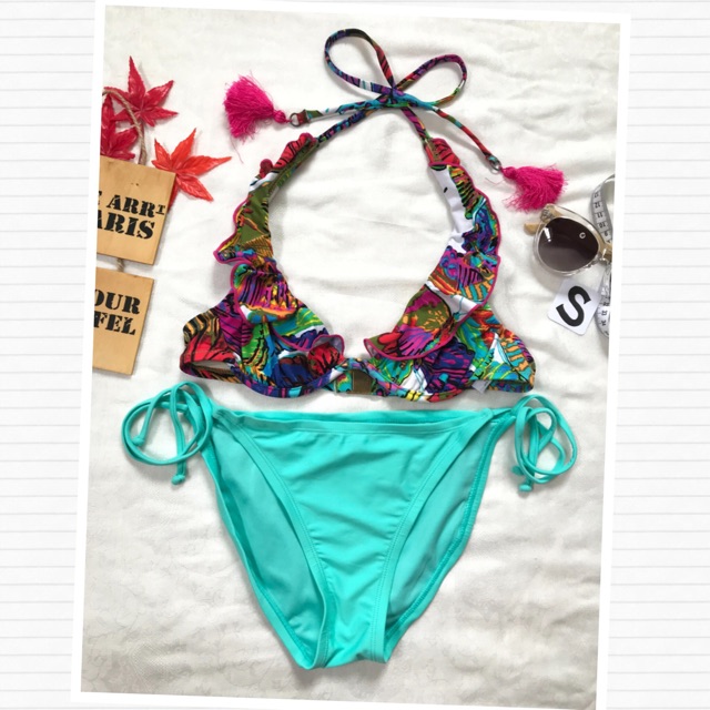ชุดว่ายน้ำ Bikini ชุดทูพีช Two Piece ท่อนบน Nanette Lepore ท่อนล่าง
