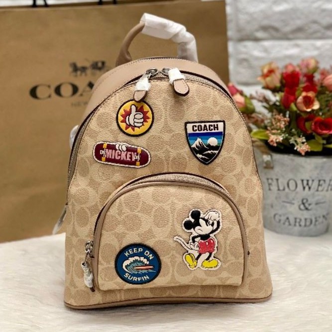 COACH Japan limited Disney x COACH Mickey Mouse backpack | Shopee Thailand