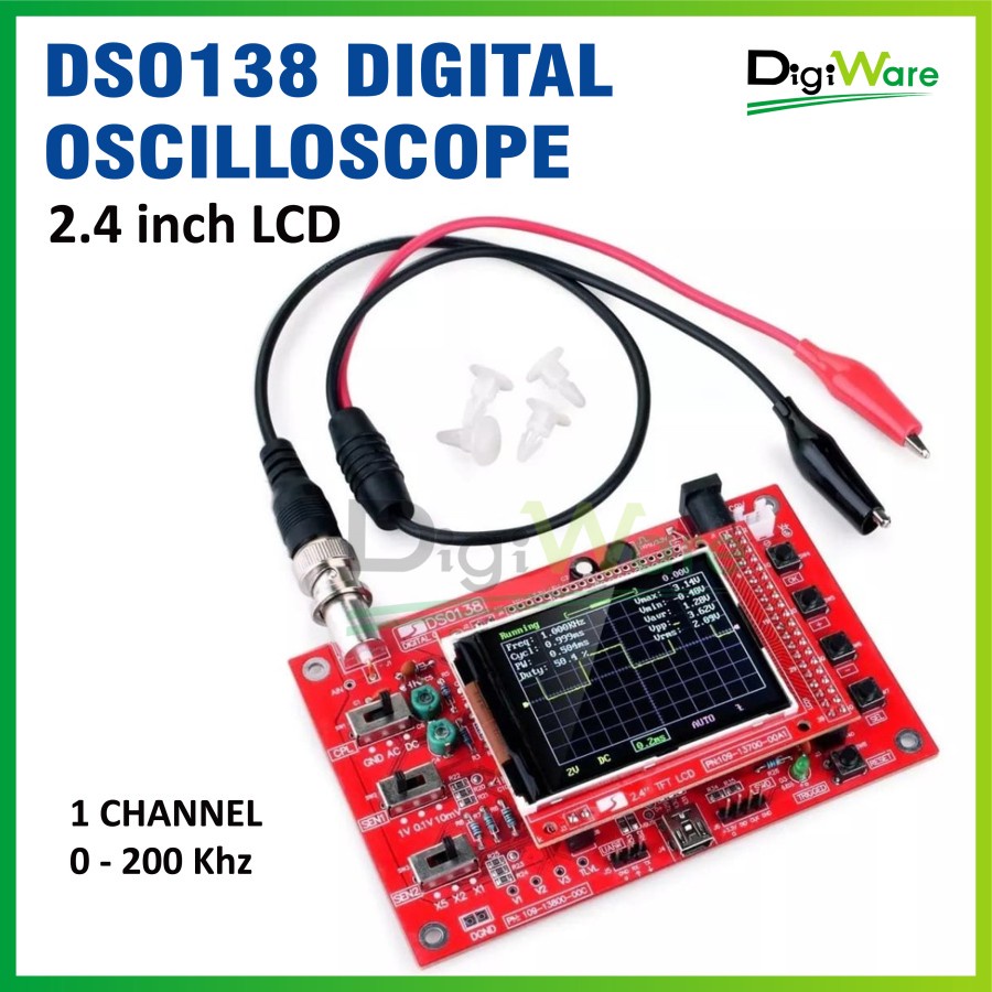 Dso138 Digital Oscilloscope 2.4 นิ้ว LCD พร้อมใช้งาน Oscilloscope ...