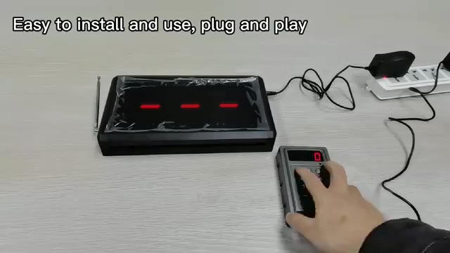 Daytech กริ่งเรียกพนักงาน ไร้สาย เครื่องเรียกคิว แบบไร้สาย พร้อมจอรับสัญญาณ LCD รุ่น P4 เหมาะ ...