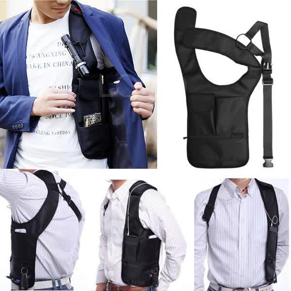 Mw86 กระเป๋ากันขโมย FBI gadget soulderr bag Hidden police tactical ...