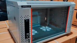 Apollo Network Cabinet ตู้ Rack 6U รุ่นACR-6U(S)-45 ขนาด 60x45x37cm. (ลึก45cm.) ตู้แร็ค SERVER ...