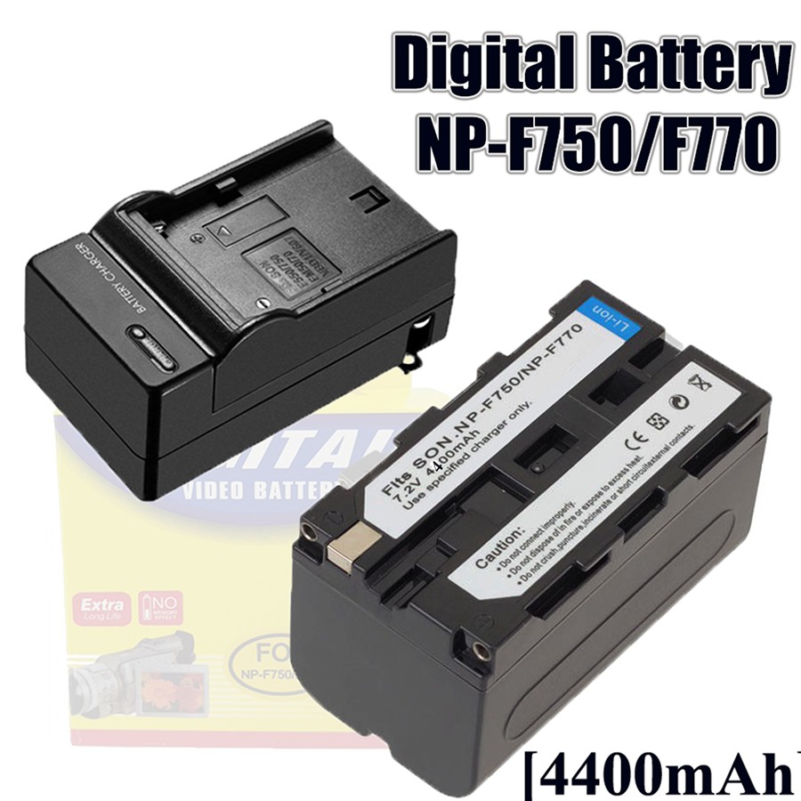 Digital Battery For Sony NP-F750/F770 (4400 mAh) | Shopee Thailand