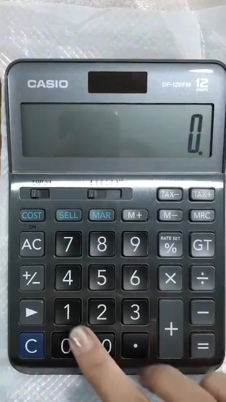 DF-120FM เครื่องคิดเลข Casio 12 หลัก ของแท้ ของใหม่ ประกันศูนย์ | Shopee Thailand