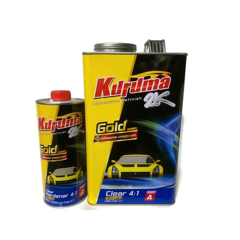 แลคเกอร์ 2K TOA KURUMA 4:1 แลคเกอร์เคลือบรถยนต์ ทีโอเอ คูลูม่า ชุดใหญ่ ขนาดแกลลอน (เนื้อ3.2ลิตร ...
