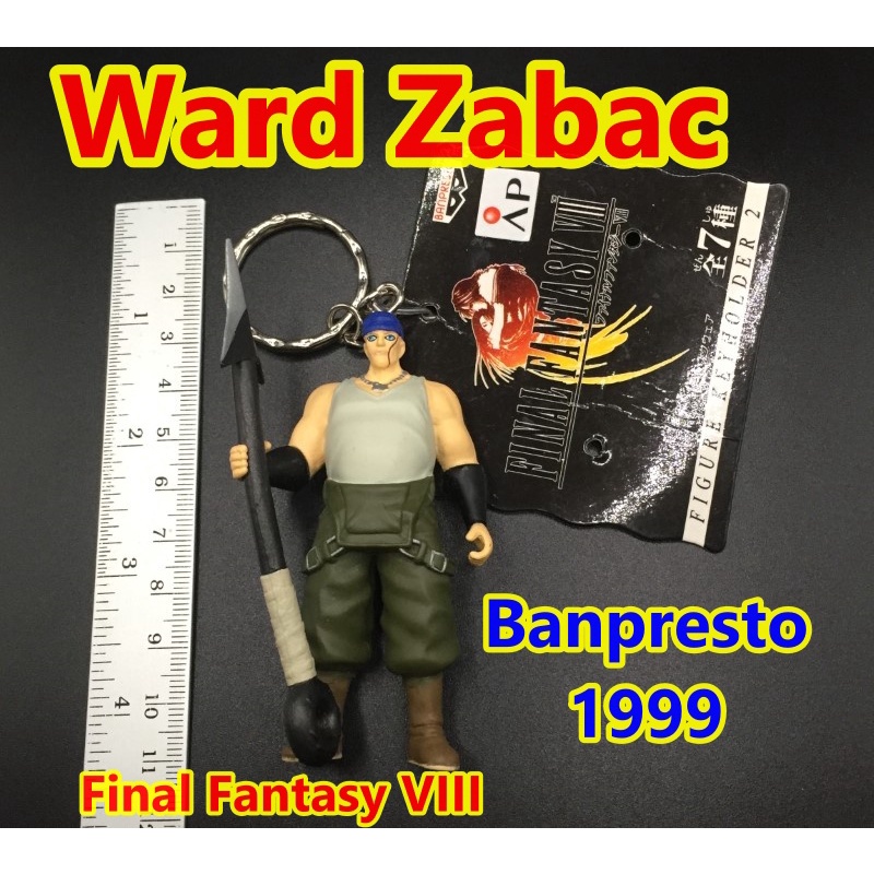 ฟิกเกอร์ พวงกุญแจ ไฟนอลแฟนตาซี Final Fantasy VIII 8 Ward Zabac Soldier Figure keyholder ...