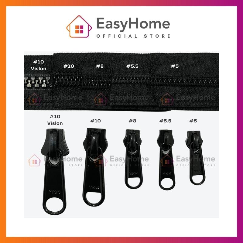 ซิปไนล่อน YKK ยาว 1 เมตร 5 5.5 8 10 เมตร สีดํา สําหรับกระเป๋า 1 ชิ้น | Shopee Thailand