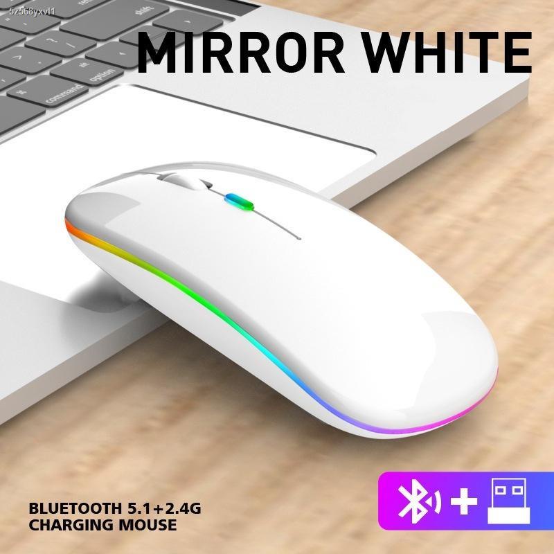 (สปอตสินค้า)∈ Wireless Mouse เมาส์ไร้สาย แบบชาร์จไฟ มีแบตในตัว ไม่ต้อง ...