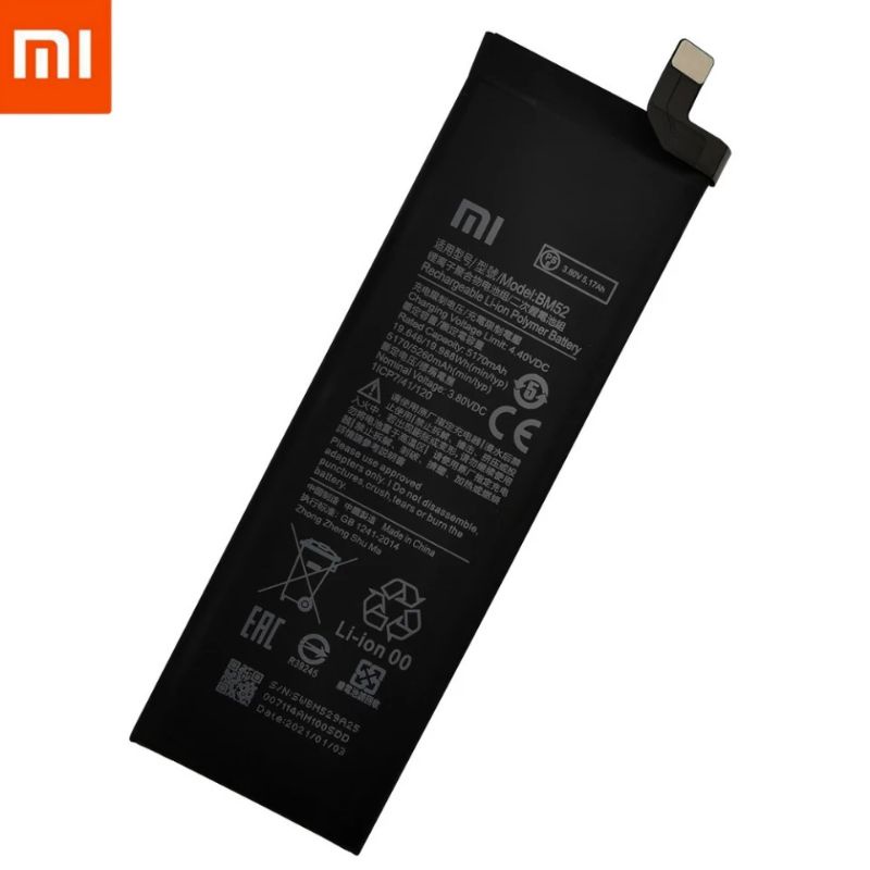 ใหม่คุณภาพสูงBM52 5260MAhแบตเตอรี่สำหรับXiaomi Miหมายเหตุ10 Lite/Miหมาย ...