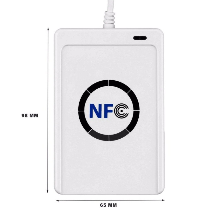 เครื่องอ่านและ เขียน NFC แบบ USB ACR122U - A9 13.56Mhz NFC Reader ...