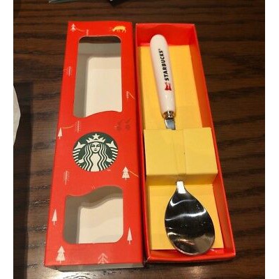 ช้อน Starbucks Pudding Spoon Christmas 2018 | Shopee Thailand
