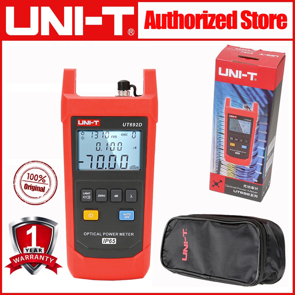 UNI-T Fiber Optic Tool Optical Power Meter Visual Fault Locator UT692D UT692G -70-10dBm -50 ...