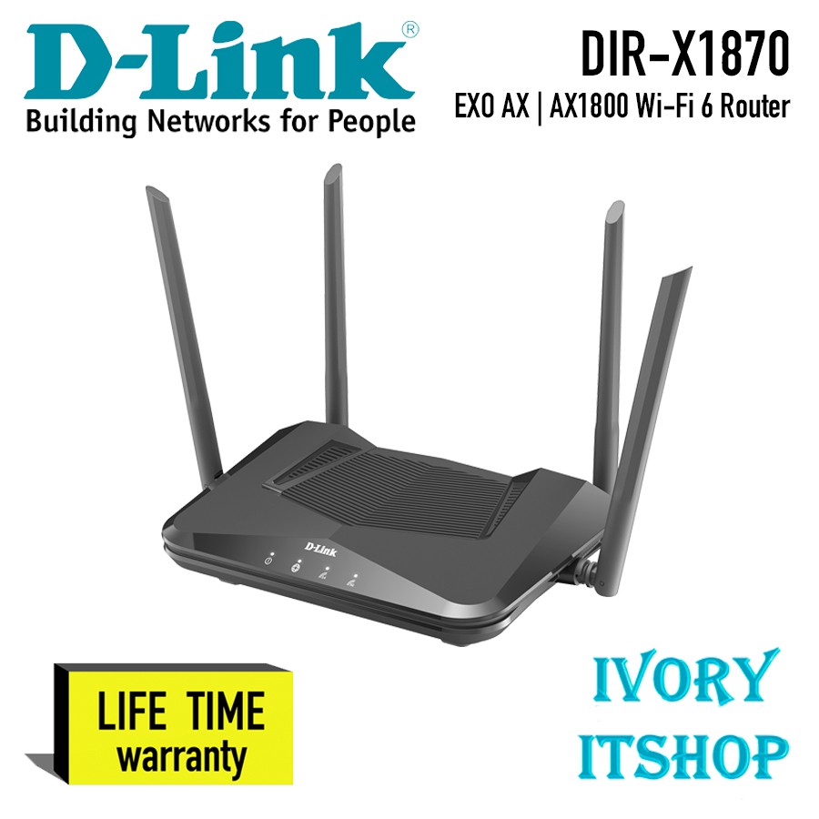 AX1800 D-link DIR-X1870 AX1800 WiFi 6 Mesh Router | Shopee Thailand
