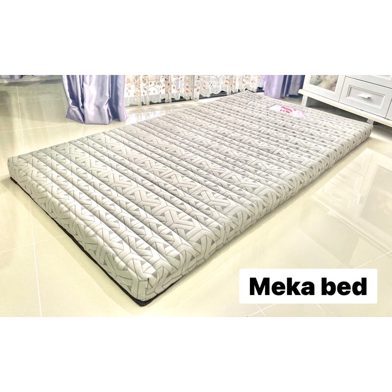 Meka bed ที่นอนยางพารา รุ่นMiracle Foam Topper หุ้มผ้าหนานุ่ม หนา3นิ้ว ...