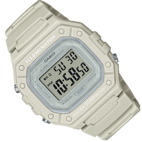 CASIO นาฬิกาข้อมือ สายเรซิน รุ่น W-218,W-218HC,W-218HC-2A,W-218HC-4A2,W ...