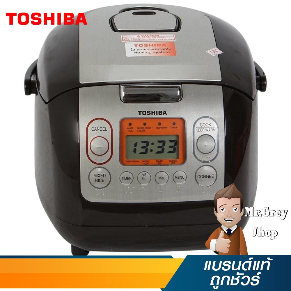 Toshiba หม้อหุงข้าวดิจิตอล 1 0 ลิตร สีช็อคโกแลต รุ่น Rc 10nmf H A 7946