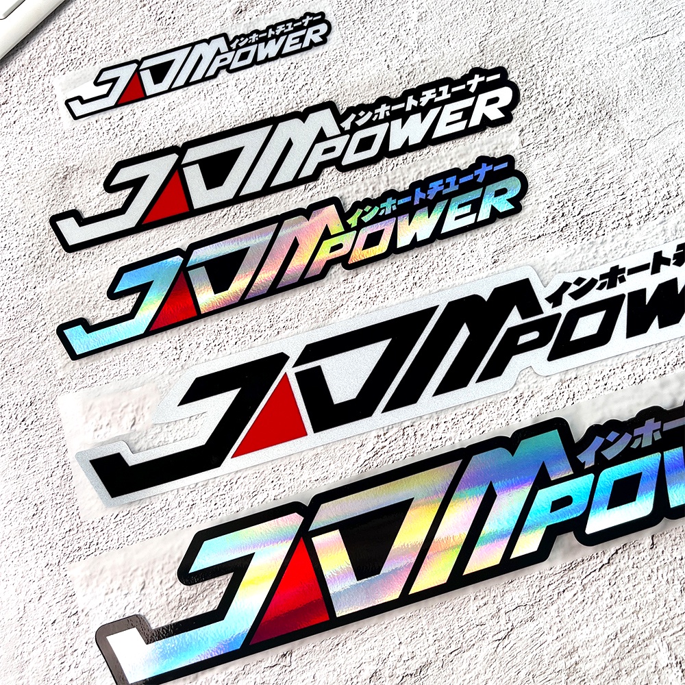 Jdm POWER สติกเกอร์ไวนิล กันน้ํา สําหรับติดตกแต่งหน้าต่างรถยนต์ Toyota ...