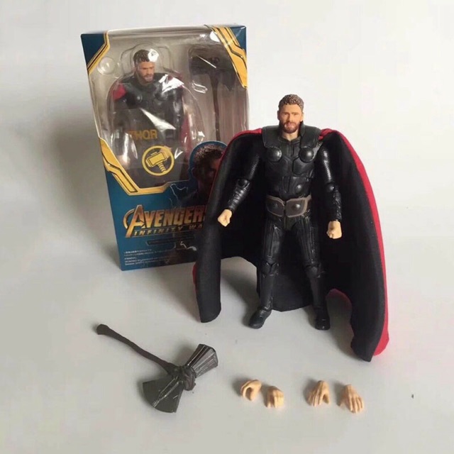 SHF S.H.Figuarts Avengers Infinity War Thor PVC Action Figure | Shopee ...