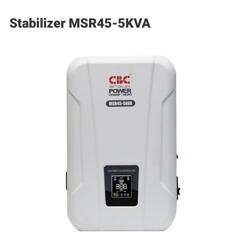 เครื่องปรับแรงดันไฟฟ้าอัตโนมัติ CBC รุ่น MSR45-5KVA | Shopee Thailand