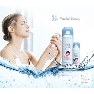 MONT FLEUR MINERAL WATER FACIAL SPRAY 50 ML. ( ขนาดพกพา) สเปรย์น้ำแร่ ...