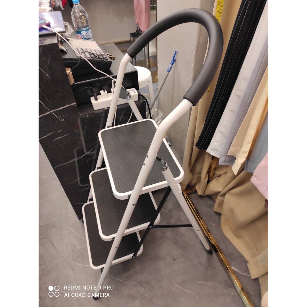 บันไดอเนกประสงค์ บันไดช่าง บันไดพับ บันได STEP 3 ขั้น MATALL R26903 สีดำ | Shopee Thailand