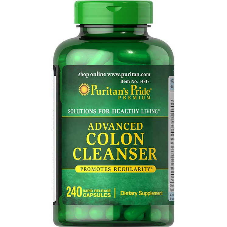 Puritan’s Pride Advanced Colon Cleanser / 240 Capsules | Shopee Thailand