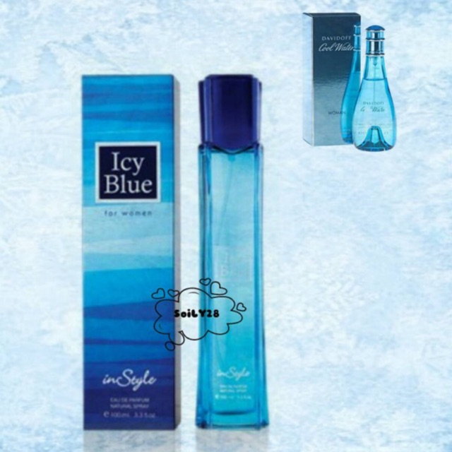 น้ำหอมนำเข้า Icy Blue for women 100ml. | Shopee Thailand