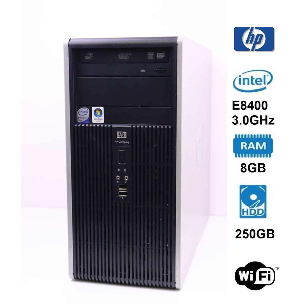 HP Compaq dc5800 Microtower Intel Core2 Duo E8400 @3.00GHz -RAM 8GB ...