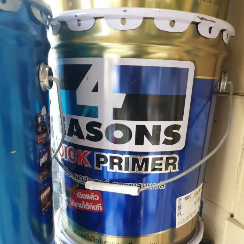 สี รองพื้น TOA 4seasons Quick Primer 18.925ลิตร รองพื้นอเนกประสงค์ทาได้ทั้งปูนใหม่ปูนเก่าสูตร ...