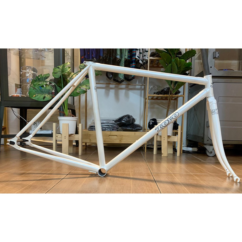 เฟรมฟิกเกียร์ Frame Fixie Toyo cromoly size 50 cm ลดราคา | Shopee Thailand