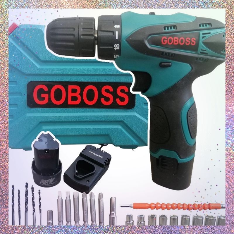 Goboss สว่านไร้สาย Goboss สว่านไฟฟ้า 54V 2 ระบบ แบตเตอรี่ Li-ion ประกัน 2 ปี ถ้าไม่ซ่อมมาก่อน ...