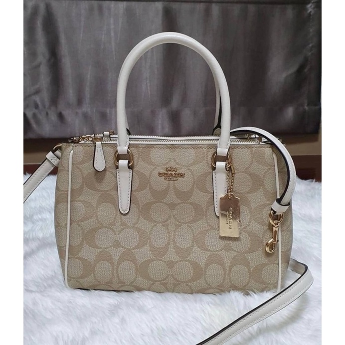 Coach SURREY CARRYALL IN SIGNATURE CANVAS (COACH F67026) | Shopee Thailand