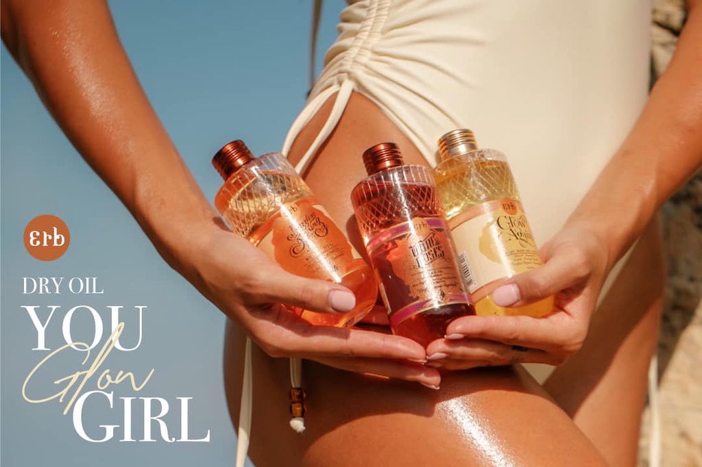 [สินค้าขายดี] Erb Wine & Roses Body Oil 230 ml. ออยล์ทาผิว กลิ่นไวน์กุหลาบ ลดริ้วรอยแตกลาย ซึมไว ...