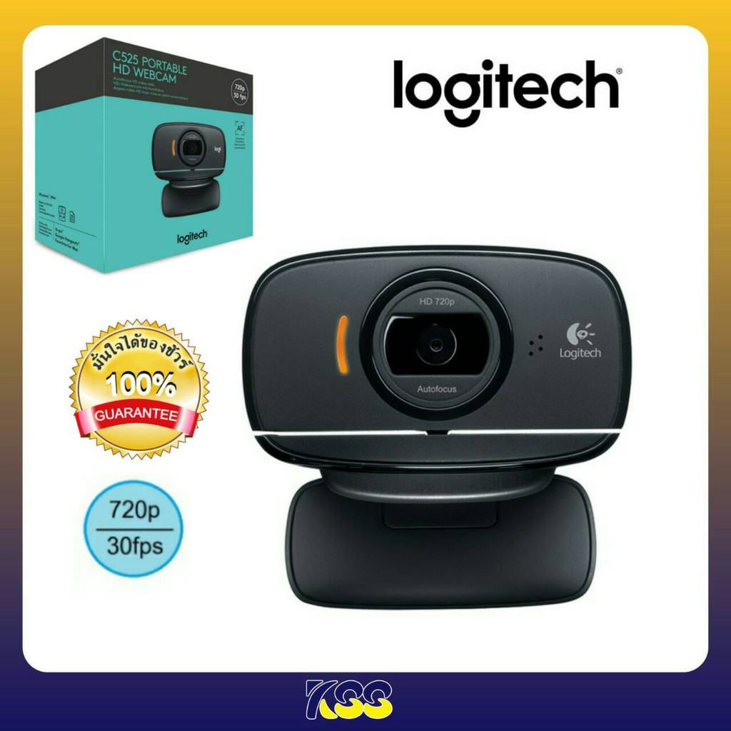Webcam Logitech C525 HD 720p กล้องเว็บแคม ของแท้ ประกันศูนย์ 2ปี | Shopee Thailand