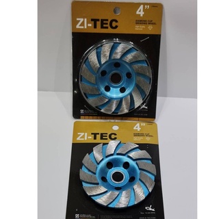 ZI-TEC ใบเพชร ใบเจียรปูน ใบเจียรบัว ใบขัดปูน 4 นิ้ว ZI TEC | Shopee Thailand