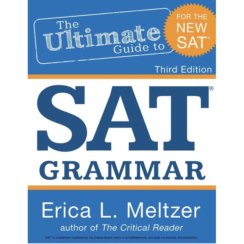 หนังสือภาษาอังกฤษ 3rd Edition, The Ultimate Guide to SAT Grammar ...