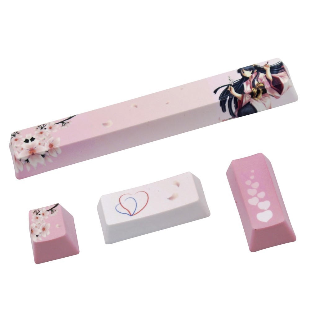 GPlanet Spacebar Keycap Cherry Profile 6.25U PBT 5-Sided Dye ...