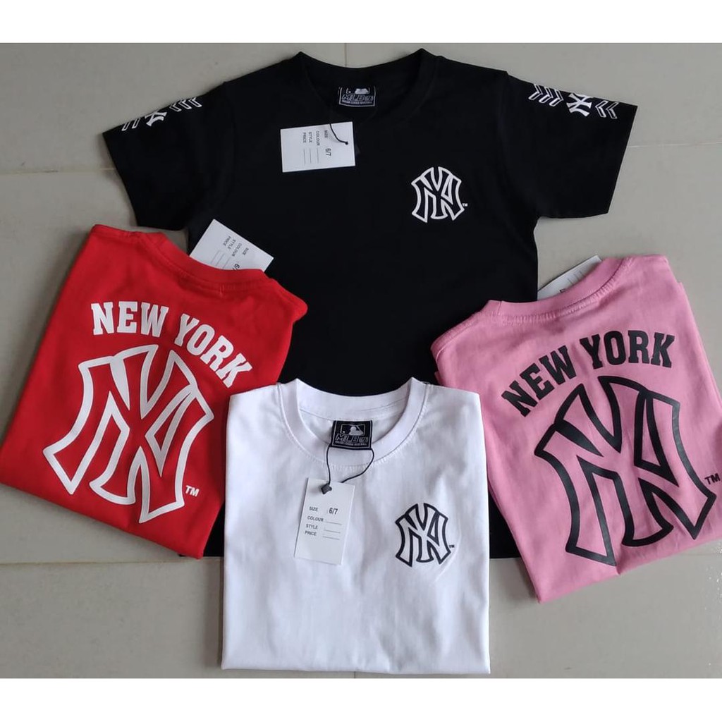 NY T-Shirt Round Neck Copy Ori | Shopee Thailand